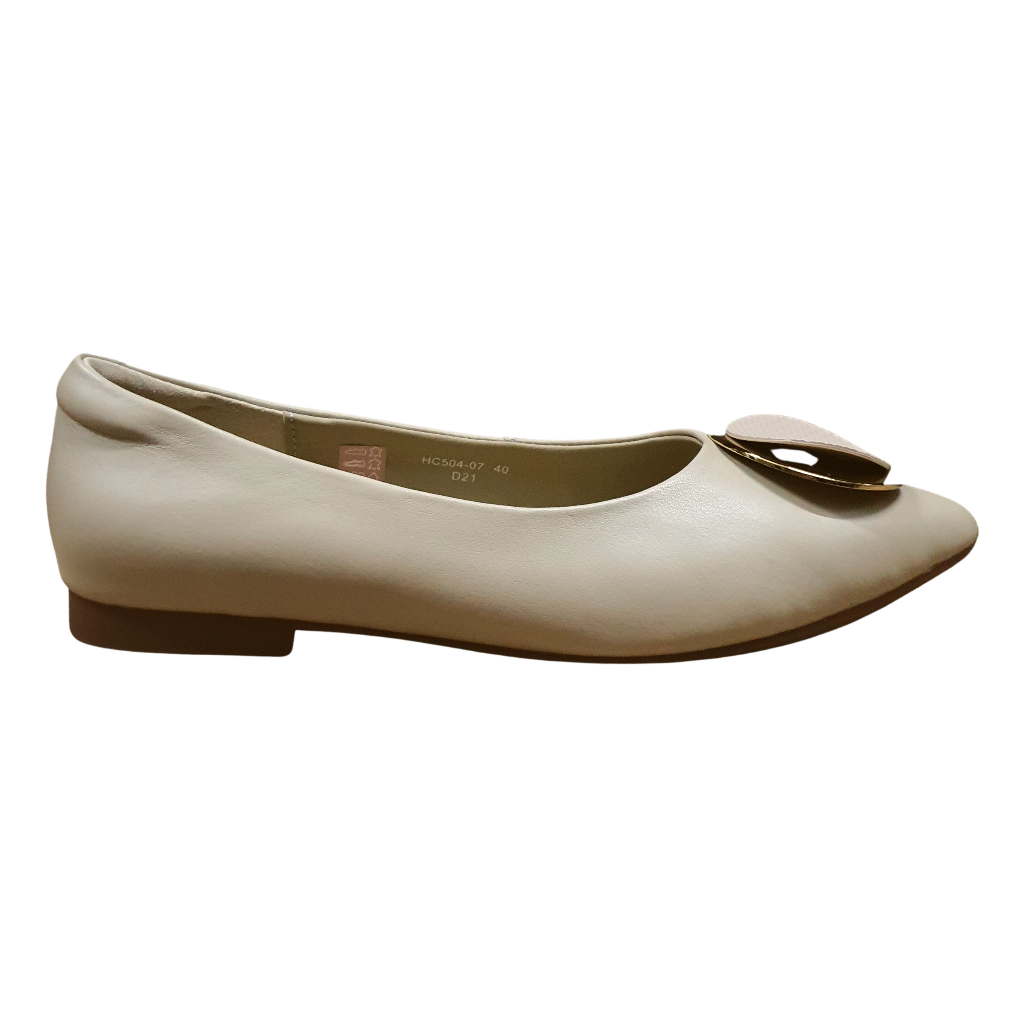 Jual Sepatu Flat Wanita Andrew Shoes Haydee Light Beige | Shopee Indonesia