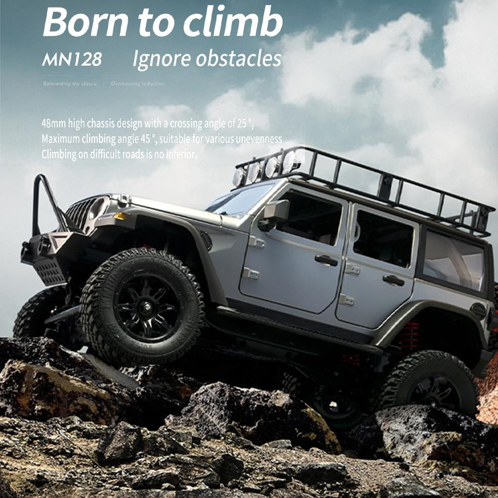 Jual RC MN128 Jeep Rubicon RC Rock Crawler Offroad Adventure RTR 1/12 2 ...