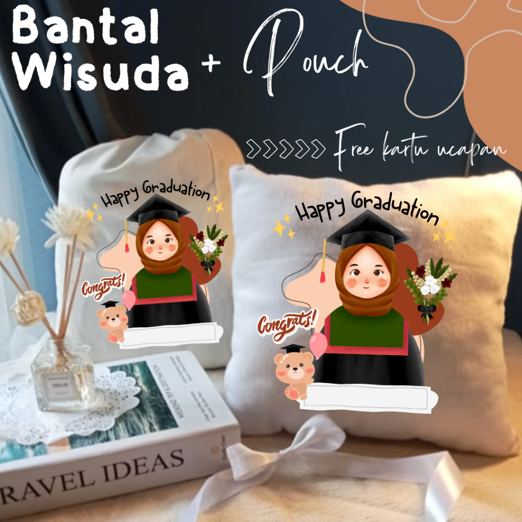 Jual BANTAL WISUDA l MERCHANDISE l HADIAH WISUDA l BANTAL KADO | Shopee ...