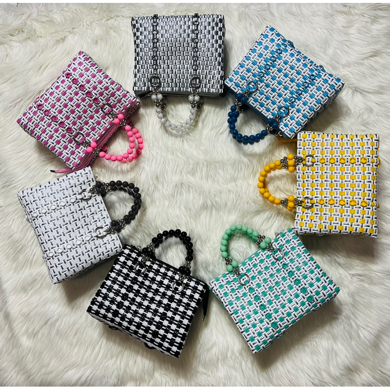 Jual FULL FURING SIZE S TAS SULTAN Tas Jali Jaly Tas Anyaman Plastik ...