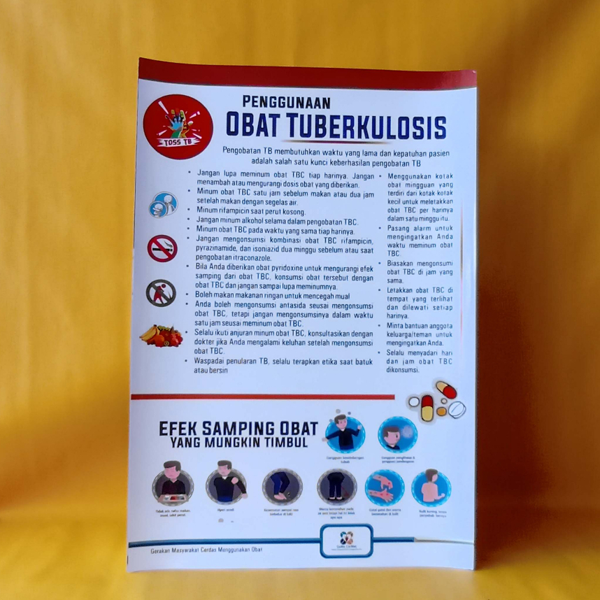 Jual Poster Penyakit | Poster Penggunaan Obat Tuberkulosis | Poster TBC | Poster Kesehatan ...