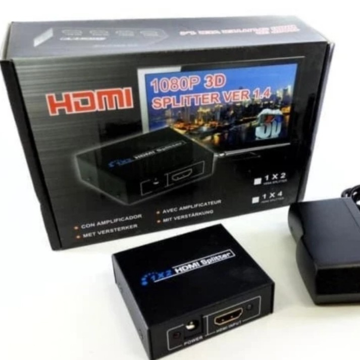 Jual HDMI SPLITTER 2 PORT 1080P 3D / HDMI SPLITER 1-2 2PORT FULL HD ...