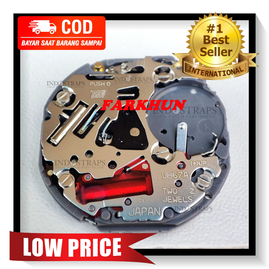 Jual MESIN JAM TANGAN CHRONO VH67A TMI TIME MODULE SEIKO FREE BATTERY WATCH MOVEMENT VH 67 VH67 ...
