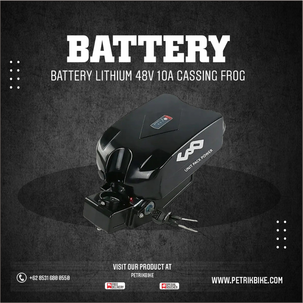 Jual Battery Lithium 48v 10ah Cassing Frog | Shopee Indonesia
