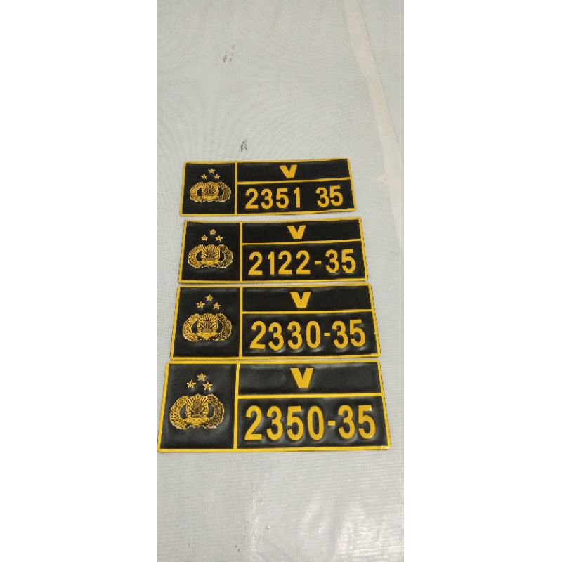 Jual Plat Dinas Motor Polisi | Shopee Indonesia