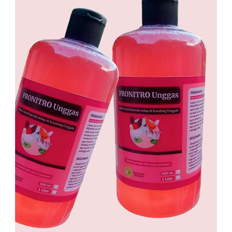 Jual Penghilang Bau Amonia Kotoran Bau di Kandang Ayam Bebek PRONITRO UNGGAS 500 ml | Shopee ...