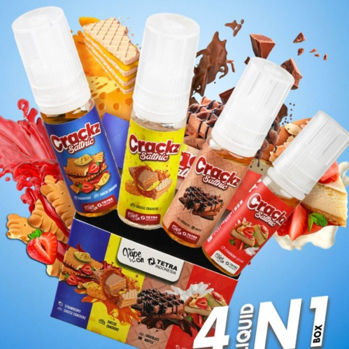 Jual LIQUID CRACKZ FRIENDLY PACK SALT NIC 25MG 15ML BY TETRA X VAPE ON ...