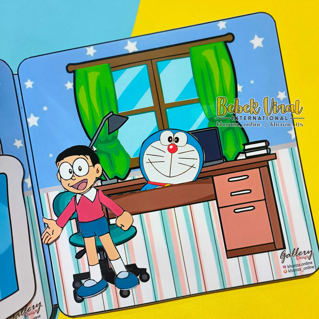 Jual DORAEMON Paper Book Mainan Boneka Kertas | Shopee Indonesia