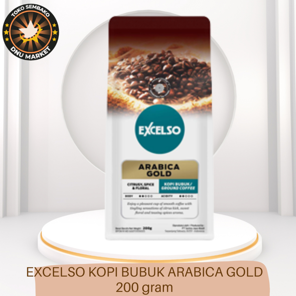 Jual EXCELSO KOPI BUBUK ARABICA GOLD | 200 gram | Shopee Indonesia