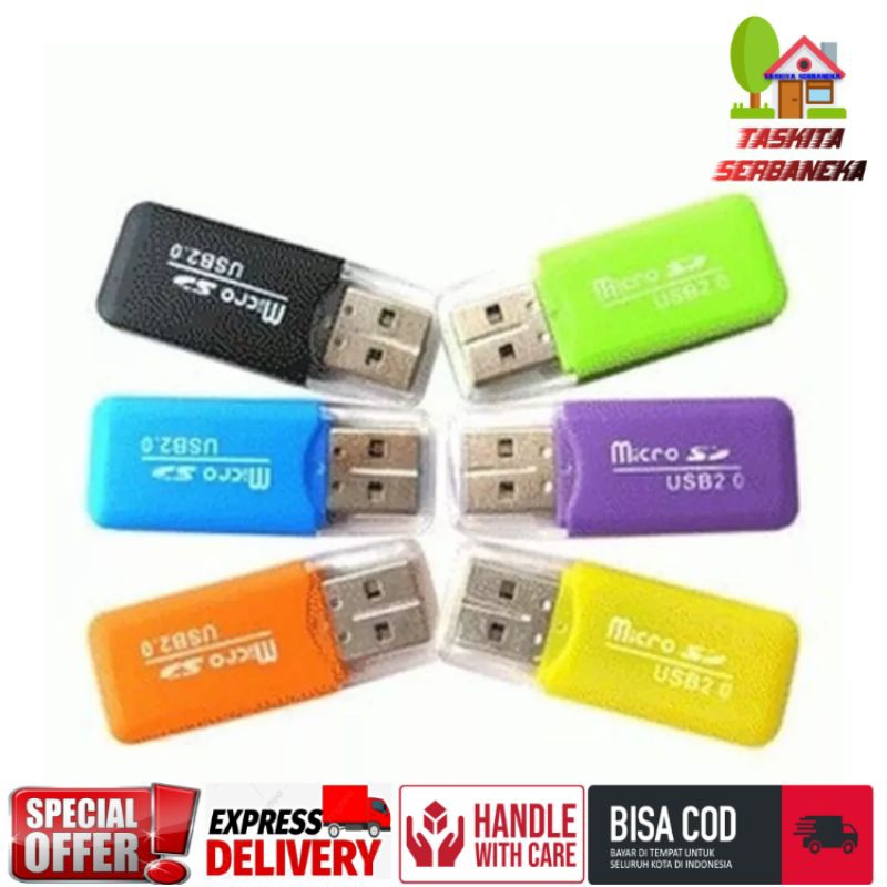 Jual Card Reader 1 Slot - Card Reader MMC - Micro SD | Shopee Indonesia