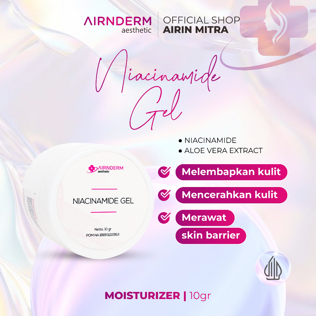 Jual Airnderm Aesthetic Niacinamide Gel (by AIRIN BEAUTY) | Shopee ...