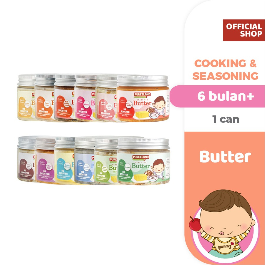 Jual Pureeland Butter MPASI BB Booster / Grass Fed Butter / Mendukung Berat Badan Bayi/ Bumbu ...