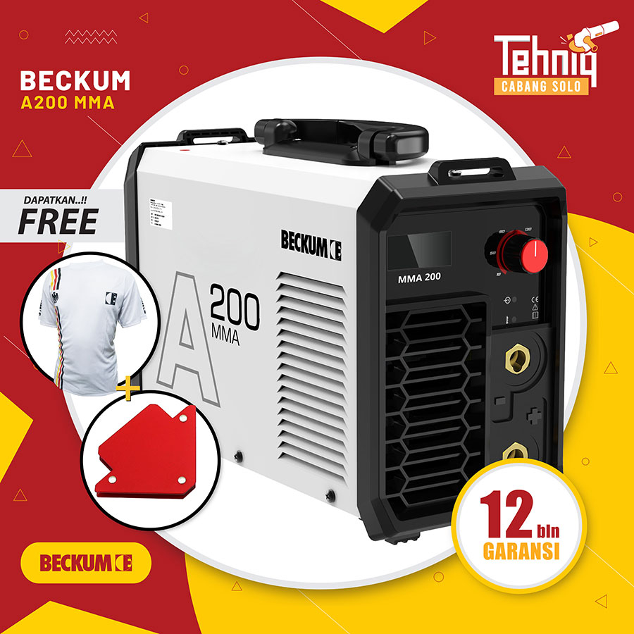 Jual MESIN LAS LISTRIK BECKUM A MMA 200 INVERTER WELDING | Shopee Indonesia