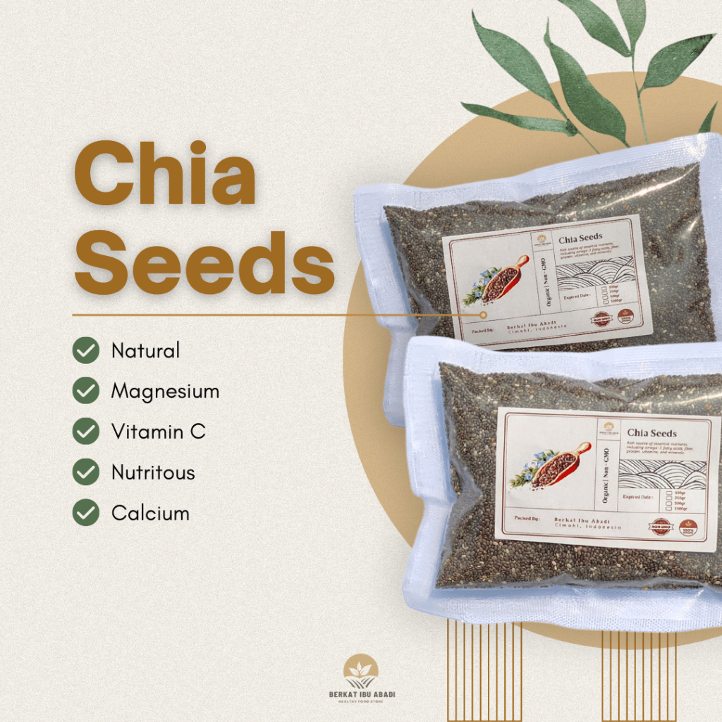 Jual Organic Black Chia Seed Peru 1kg | Shopee Indonesia