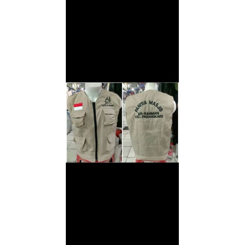 Jual rompi custom panitia masjid | Shopee Indonesia
