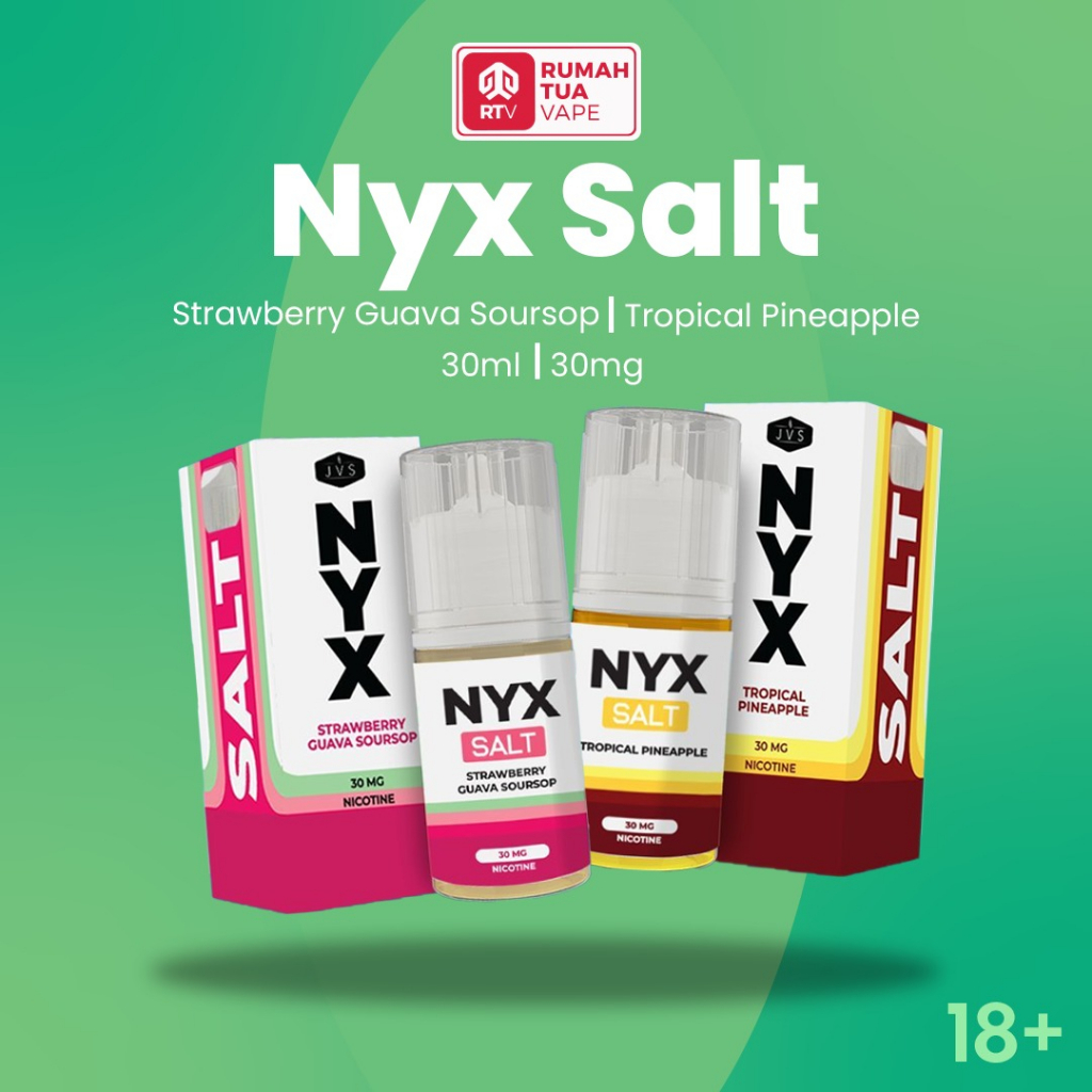 Jual NYX SALTNIC SERIES 30MG 30ML PREMIUM LIQUID VAPE | Shopee Indonesia