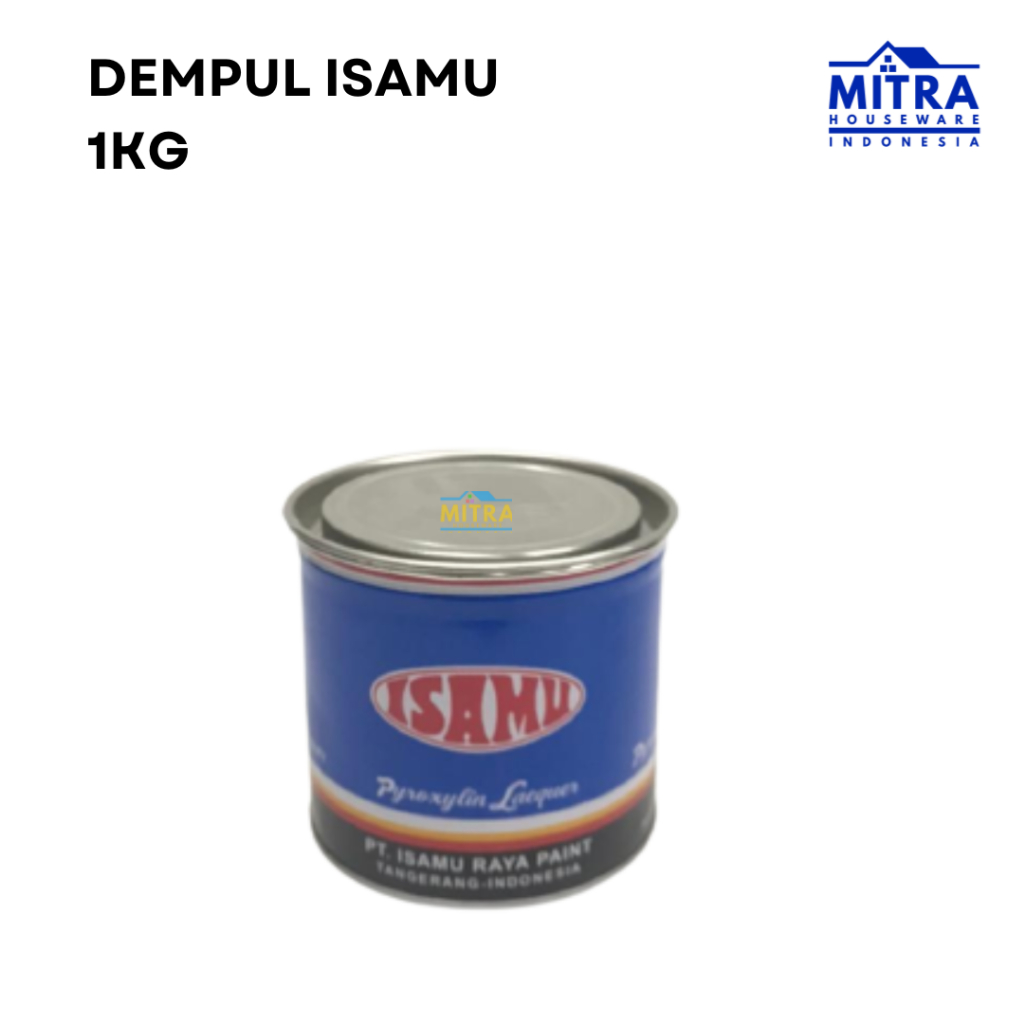 Jual DEMPUL ISAMU /Dempul Besi Isamu 1 Kg Putty Putih Kayu Seng Pagar ...
