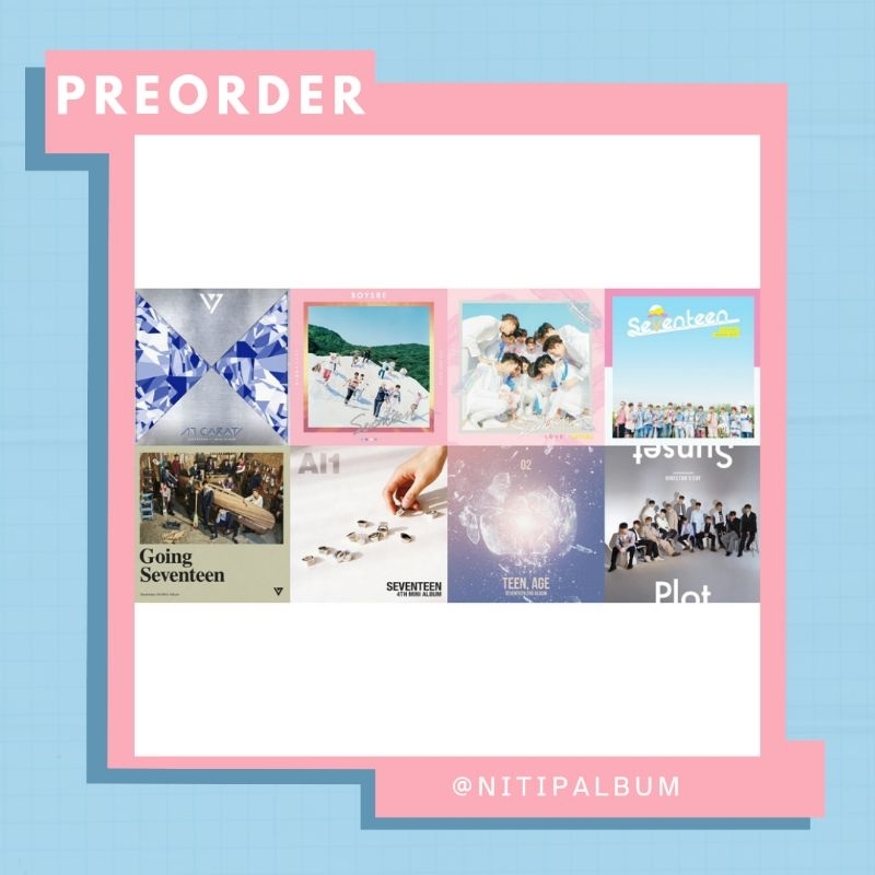 Jual [PO] SEVENTEEN Re-release Album (Old Album) | Shopee Indonesia