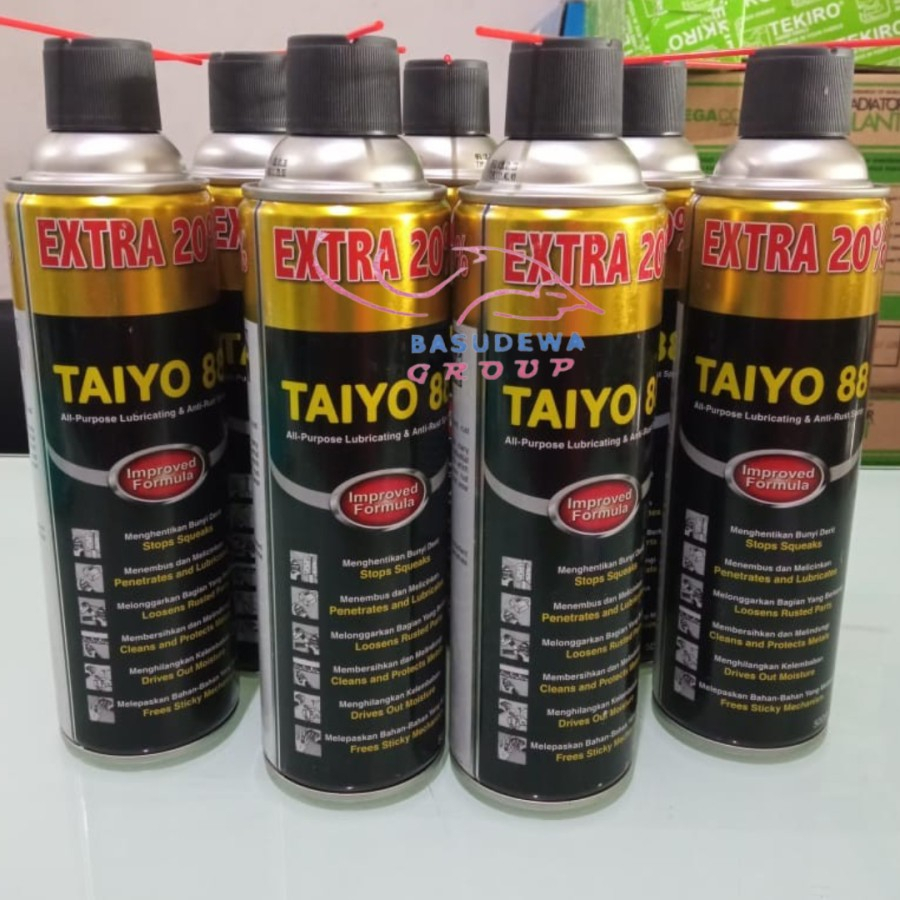 Jual TAIYO 88 ALL PURPOSE 500 ML / LUBRICATING & ANTI RUST SPRAY 500ML ...