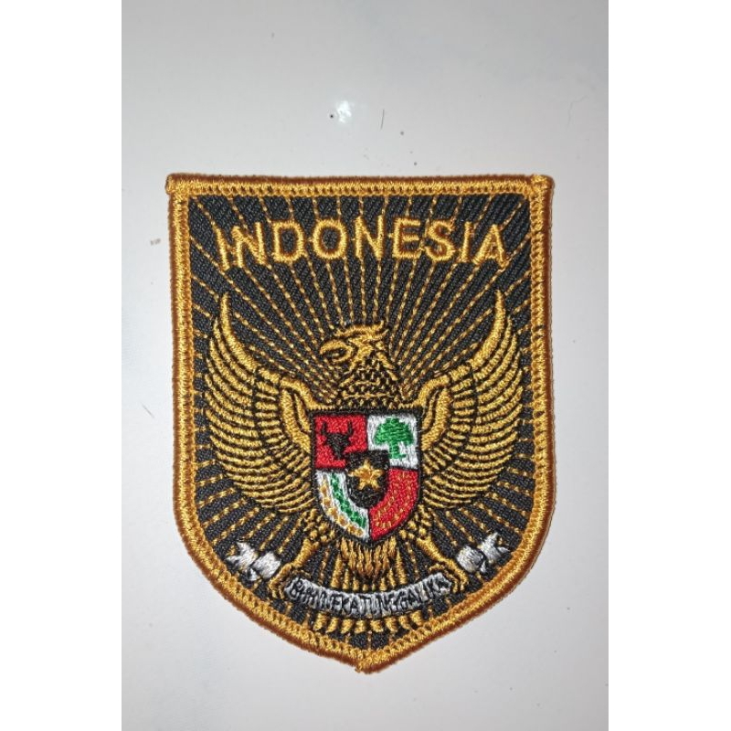 Jual LOGO EMBLEM PATCH GARUDA TIMNAS INDONESIA TERBARU UKURAN 6X8 ...