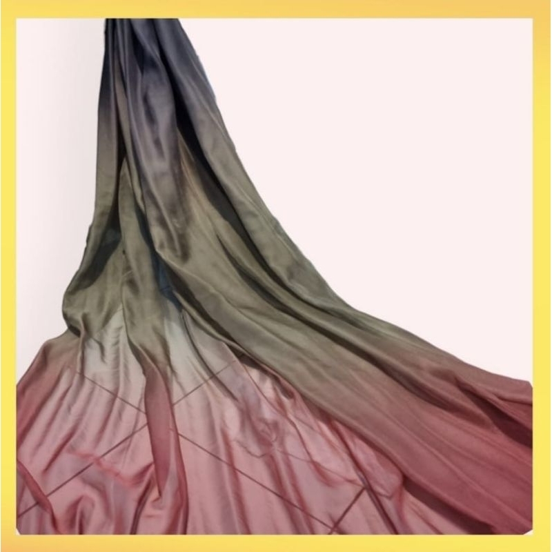 Jual Kain Sifon Silk Gradasi | Chiffon Silky Gradasi warna | Bahan ...