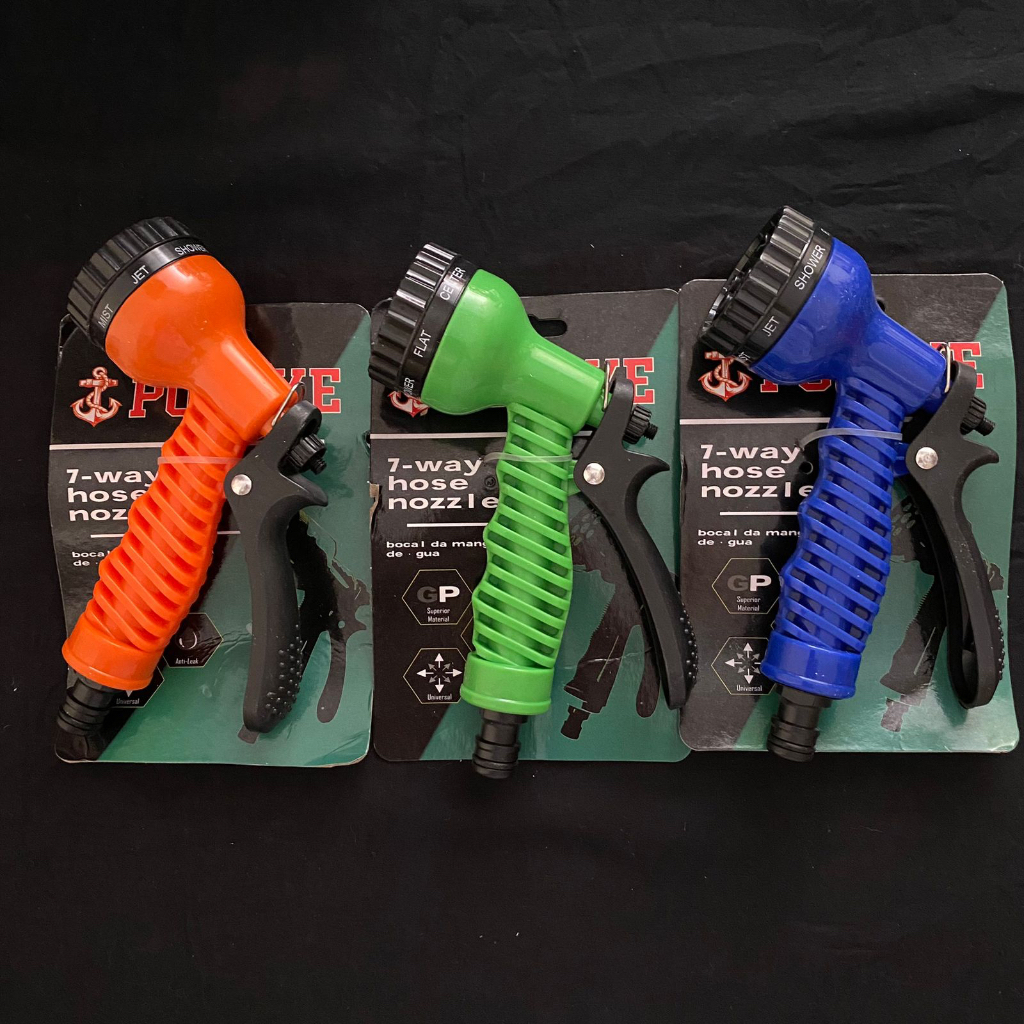 Jual semprotan air 7 posisi hoze nozzle / semprotan pistol | Shopee ...