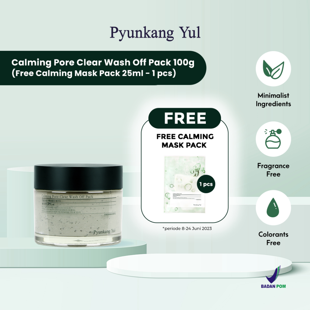 Jual [FREE SHEET MASK] PYUNKANG YUL Calming Pore Clear Wash Off Pack ...