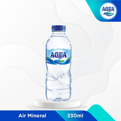 Jual Aqua Air Mineral Botol 330ml | Shopee Indonesia