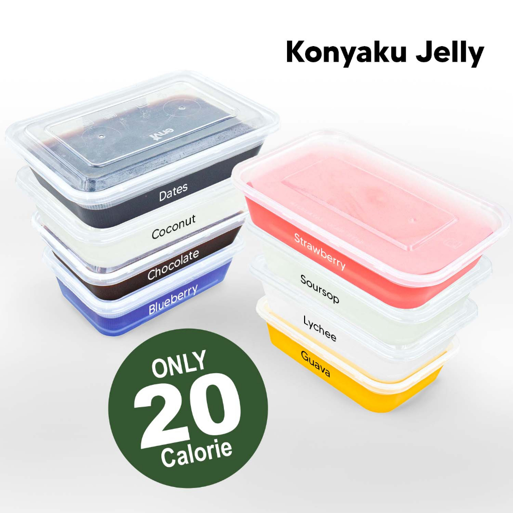 Jual Unsweetened Diet Konyaku Jelly with flavours / Agar - Agar Konyaku II | Shopee Indonesia