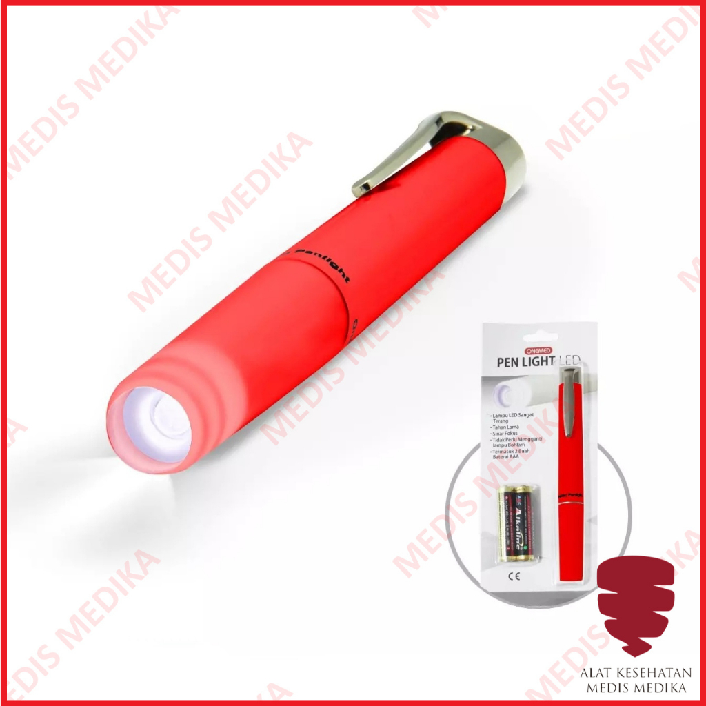 Jual Pen Light Onemed Senter Lampu Cek Periksa Dokter Diagnostic Lamp ...