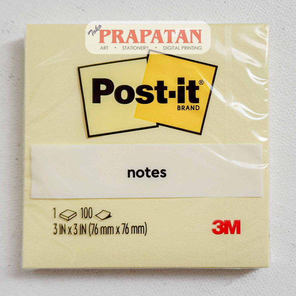 Jual Post it 3M 654 Sticky Note 76x76mm | Notes Memo Tempel | Shopee ...