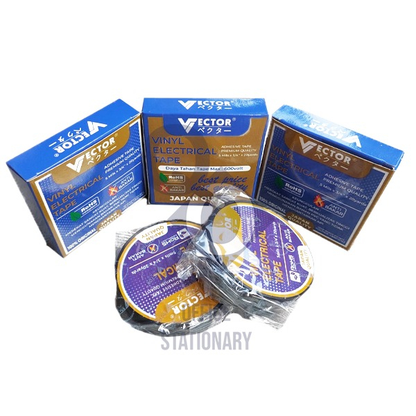 Jual Solasi listrik Vector hitam isolasi Anti Bakar Vinyl Electrical ...