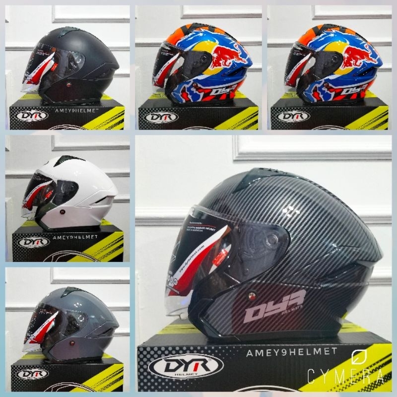 Jual HELM HALF FACE NFJ DYR SUBARU MOTIF CARBON DEWASA PRIA WANITA ...