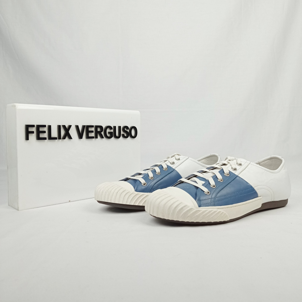 Jual SEPATU SNEAKERS KULIT PRIA APODOKIEL - NAVY/WHITE (REJECT ...