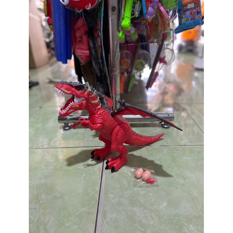 Jual Mainan Dinosaurus T-rex ( pakai batere ) | Shopee Indonesia