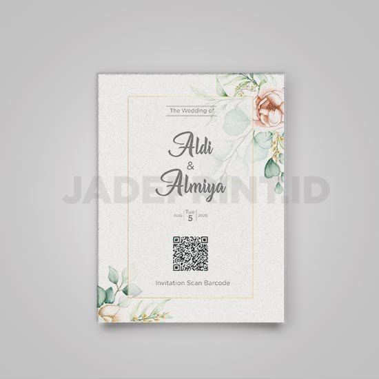 Jual [JADE] Cetak Undangan Wedding A5 Undangan Pernikahan Undangan ...