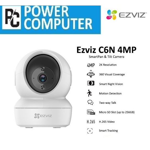 Jual IP Camera EZVIZ C6N 4MP Smart Wi-Fi Pan & Tilt Camera Rotate 360 ...