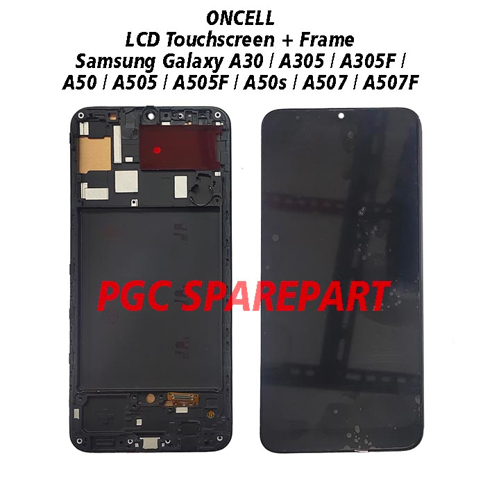 Jual LCD Touchscreen + Frame Fullset Samsung Galaxy A30 / A50 / A50s / A305 / A305F / A50F ...