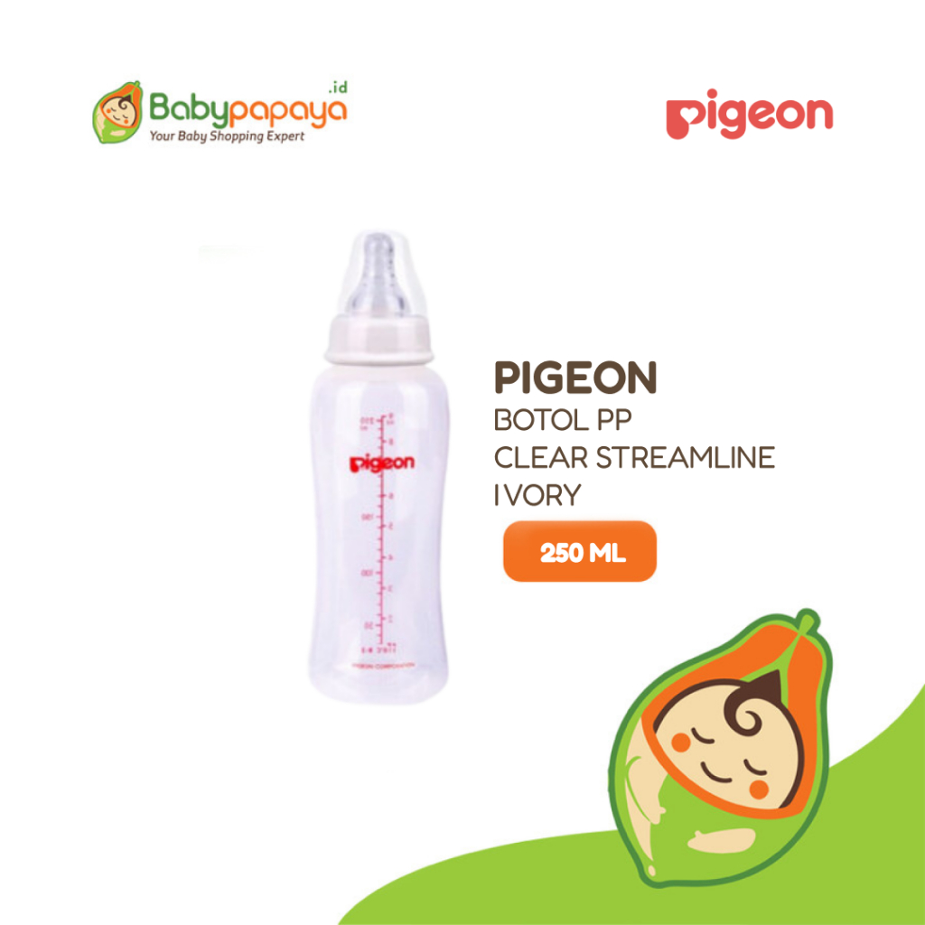 Jual PIGEON Botol PP Clear Streamline 250Ml | Shopee Indonesia