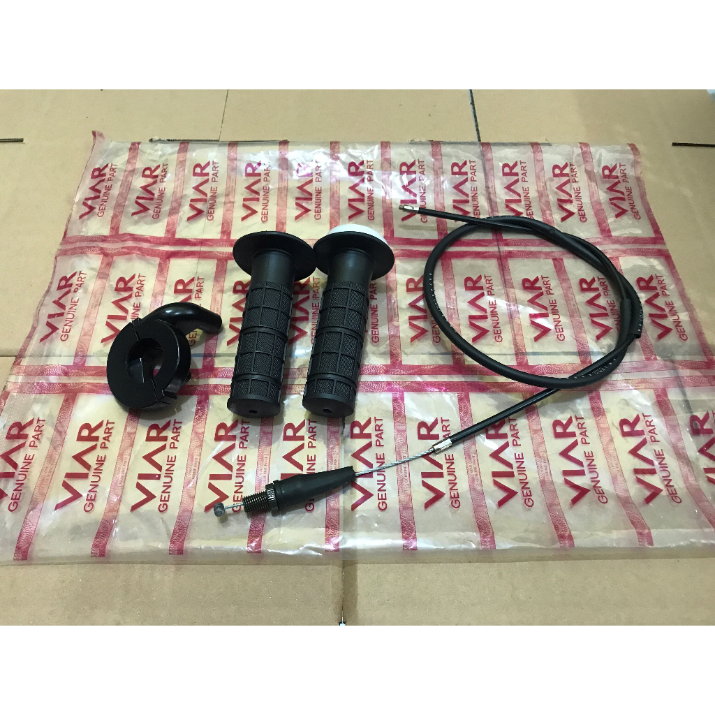 Jual GRIP GAS SPONTAN SET KABEL 1 VIAR CROSS X 150 200 ORIGINAL VIAR ...