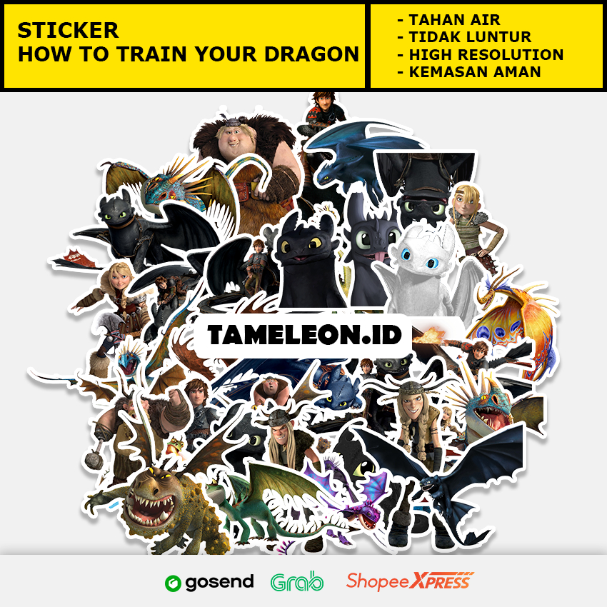Jual Sticker Anime,How to Train Your Dragon, Sticker Handphone Sticker ...