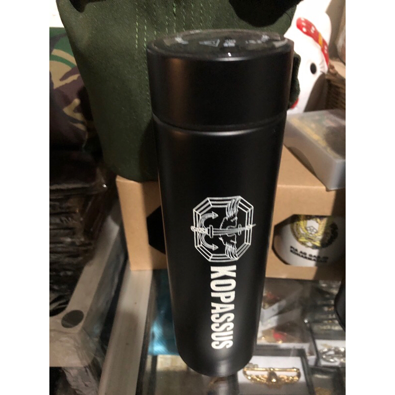 Jual Tumbler/Thermos Led Suhu Logo Kopassus | Shopee Indonesia