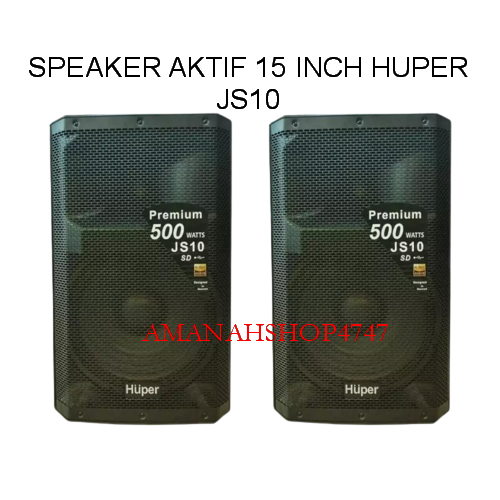 Jual speaker aktif huper premium js10 500watt huper js 10 ORIGINAL 2 ...