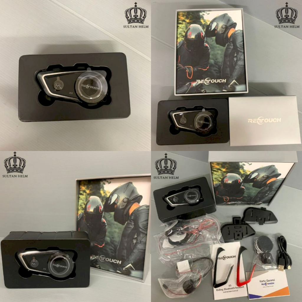 Jual INTERCOM RETOUCH HELM X5 BLUETOOTH HEADSET | Shopee Indonesia