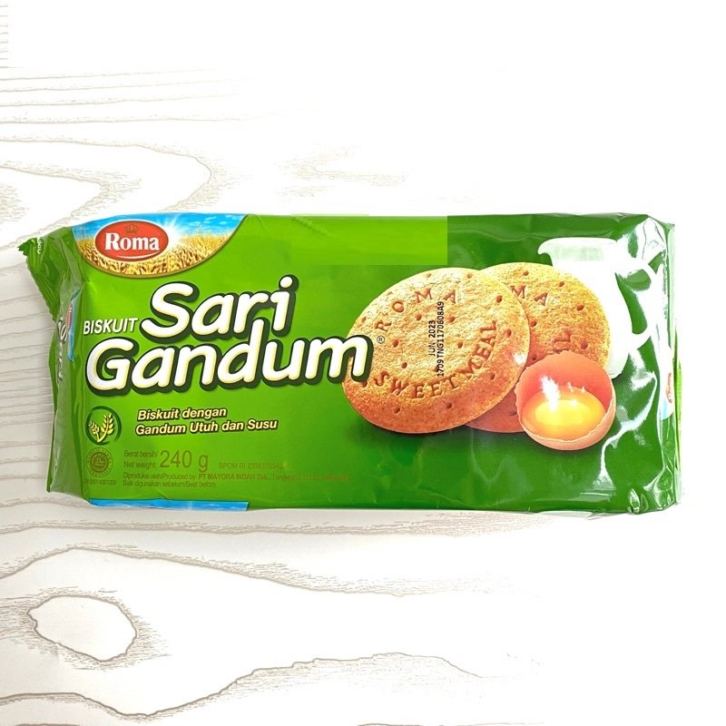 Jual Roma Sari Gandum 240gr - Biskuit Susu Family Pack | Shopee Indonesia