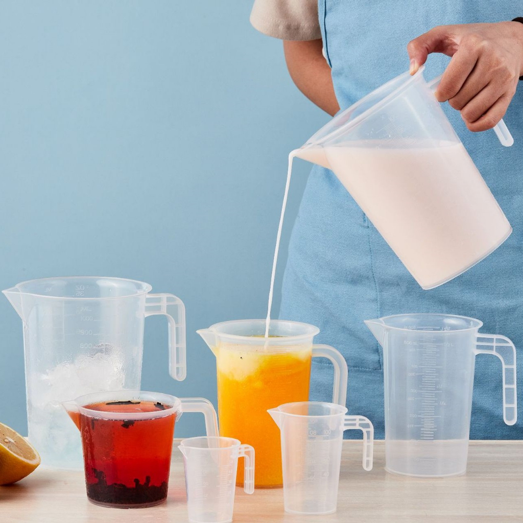 Jual Gelas Takar Ukur Air Takaran Plastik 250mL 500mL 1000mL 2000mL 1 Liter 2 Liter 250 mL 500 ...