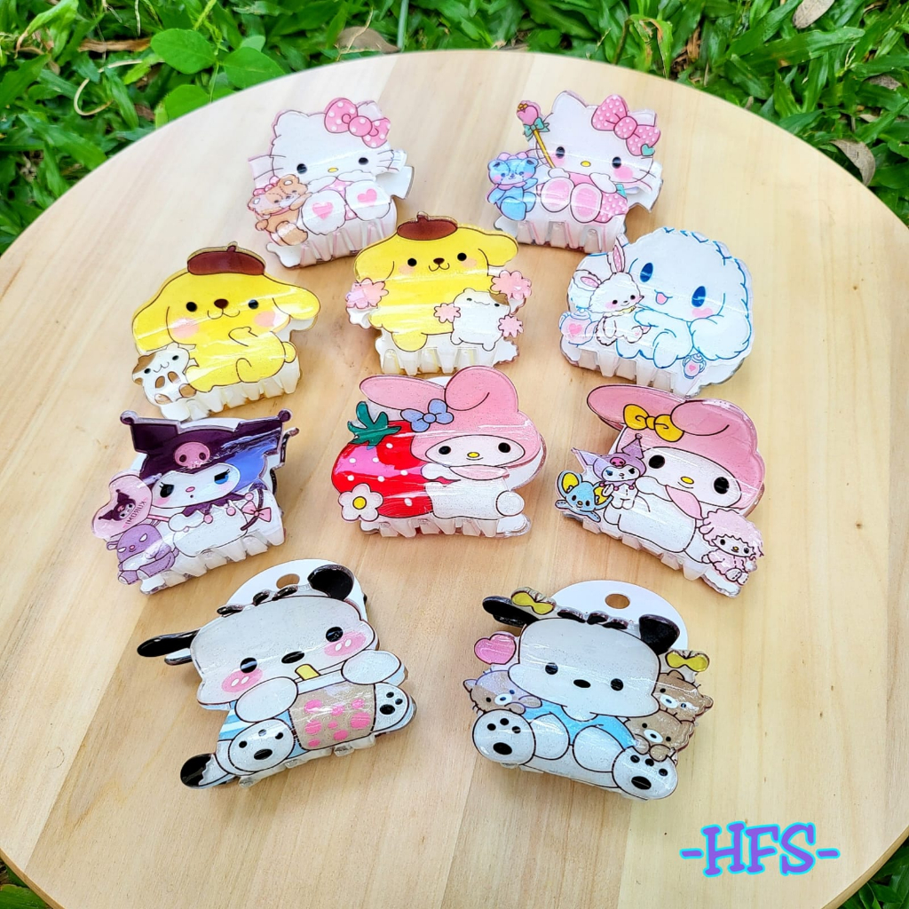 Jual Jepit rambut / jeday L fullbody glitter seri hk bear uk kurleb ...