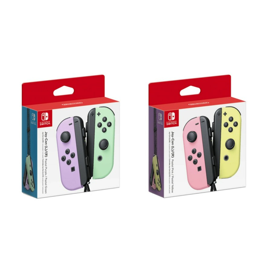 Jual Nintendo Switch Joy Con JoyCon Pastel Pink Pastel Yellow | Shopee ...