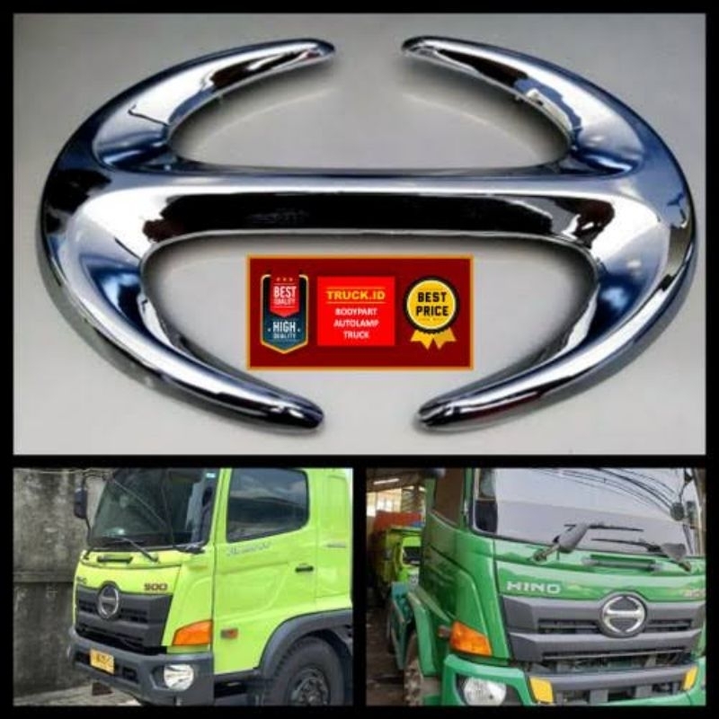 Jual EMBLEM LOGO "HINO" UKURAN HINO LOHAN ASLI HOP | Shopee Indonesia
