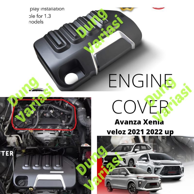 Jual Engine cover penutup mesin avanza xenia veloz 2021 2022 2023 ...